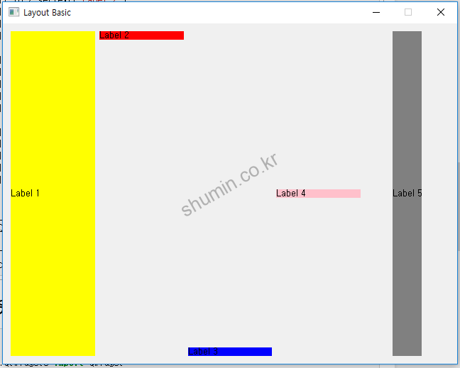  Python PyQt Layout Shumin Blog
